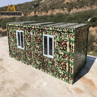 China 20ft Prefabricated Portable Cabins Fast Assembly Army Camp for sale