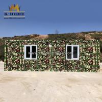 China 20ft Prefabricated Portable Cabins Fast Assembly Army Camp for sale