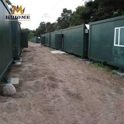 China L300cm Modular Portable Accommodation Container Prefabricated Army Camp for sale