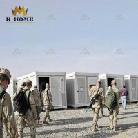 China Demountable Sandwich Panel Container House Portable Army Building for sale