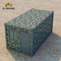 China Prefabricated Movable Army Container Shelter Portable Accommodation for sale