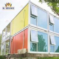 China Prefabricated Sandwich Panel Container House Cafe Container Shop for sale