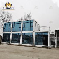 China Modular 20 Foot Construction Site Container Office 2 Bedrooms for sale