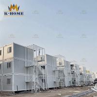 China Mobile Mining Workers Accomodation Sandwich Panel Container House for sale