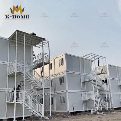 China 20ft Flat Pack Porta Cabin Living Accommodation Modular Prefab House for sale