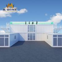 China Furnished Transportable Site Office Building 6000x3000mm Galvanized Steel Frame for sale
