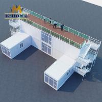 China Furnished Transportable Site Office Building 6000x3000mm Galvanized Steel Frame for sale
