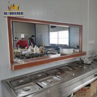 China Prefabricated Labour Colony Steel Frame Prefab House 1541 Sqm with Kitchen Dining Hall for sale