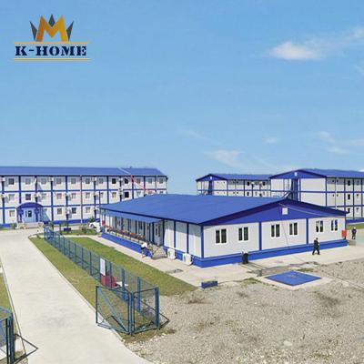 China Portable Accommodation Units Steel Frame House For Pipeline Project for sale