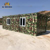 China Custom Built Prefab Homes Military /Army Container Bases for sale