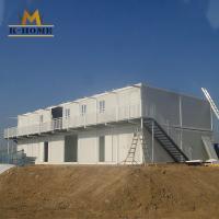 China Custom Built Prefab Modular Homes 20ft Office Container With Toilet for sale