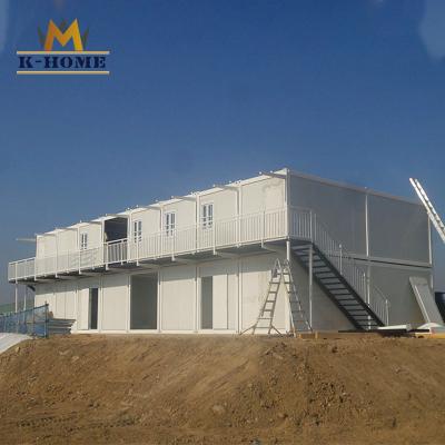 China Custom Built Prefab Modular Homes 20ft Office Container With Toilet for sale