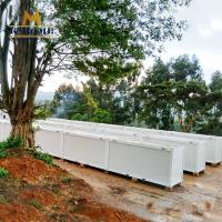 China Temporary Construction Camp Two Bedroom Pre Built Homes 18 sqm Steel Frame for sale