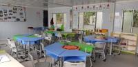 China Customized Portable Classroom Steel Structure Container House 72 Units 5.95m Length for sale