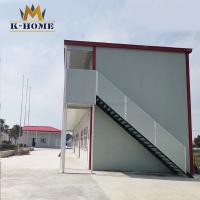 China Temporary Prefab Steel House Homeless Accommodation Galvanized for sale