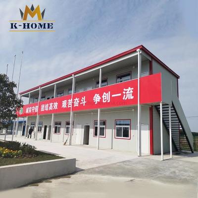 China Easy Build Prefab Steel Building Houses for Temporary Living 50 Year Life for sale
