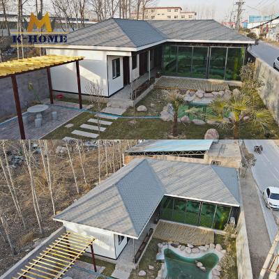 China Fire Proof Prefab Steel House Sandwich Panel House Construction for sale