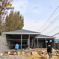 China Fire Proof Prefab Steel House Sandwich Panel House Construction for sale