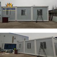 China Prefab PU Sandwich Panel Modular Container Homes for sale