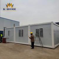 China Prefabriated Labour Canteen Sandwich Panel House Light Steel Structure for sale