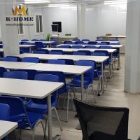 China Prefabriated Labour Canteen Sandwich Panel House Light Steel Structure for sale