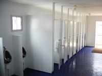China Temporary Construction Mobile Modular Container Toilet 60mm EPS Panel for sale