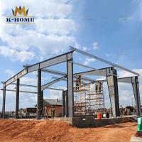 China PU Wall Pre Engineered Steel Building Structure Metal Building for Factory 70m/s Wind 8 Level Seismic for sale