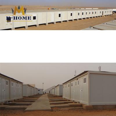 China Assembled Portable Cabin Container for Construction Workers 50mm Rockwool Insulation for sale