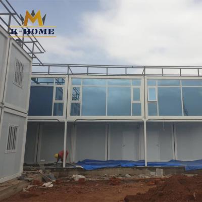 China Flat Pack Container Onsite Mining Worker Accommodation 2.3mm Galvanized Steel Frame for sale