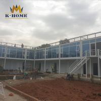 China Temporary Modular School Building Container School 2.3mm Galvanized Steel Frame for sale
