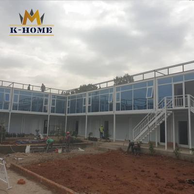 China Temporary Modular School Building Container School 2.3mm Galvanized Steel Frame for sale