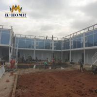 China Flat Pack Container Onsite Mining Worker Accommodation 2.3mm Galvanized Steel Frame for sale