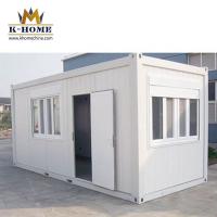 China Prefab Steel Container Guard Room Easy Installation Security Booth 3m x 3m for sale
