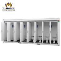 China Light Steel L6M Portable Container House Public Toilet Bathroom Custom Size for sale