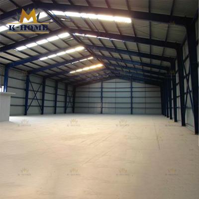 China PEB Pre Engineered Steel Building Prefabricated Steel Structure Warehouse 20m Span for sale