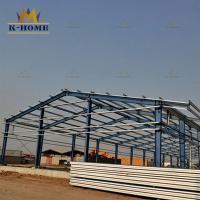 China PEB Pre Engineered Steel Building Prefabricated Steel Structure Warehouse 20m Span for sale