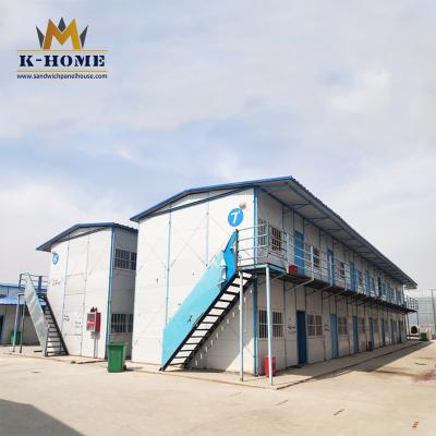 China Flat Pack Prefab Steel House for Workers with Aluminum Alloy Window 20ft for sale