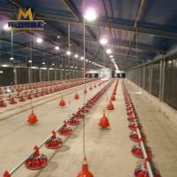 China Galvanized Steel Prefabricated Poultry Farm Shed 10m Span Insulated Roof for sale