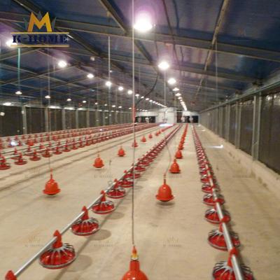 China Galvanized Steel Prefabricated Poultry Farm Shed 10m Span Insulated Roof for sale