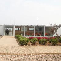 China High Prefabrication Sandwich Panel Modular Folding Container Temporary Office for sale