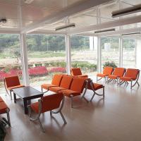 China High Prefabrication Sandwich Panel Modular Folding Container Temporary Office for sale