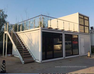 China New Style Sandwich Panel Tempory Container Building for Office for sale