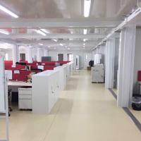 China Quick Install Steel Frame House Two Story Modular Container Office for sale