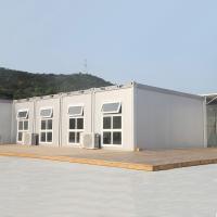 China Quick Install Steel Frame House Two Story Modular Container Office for sale