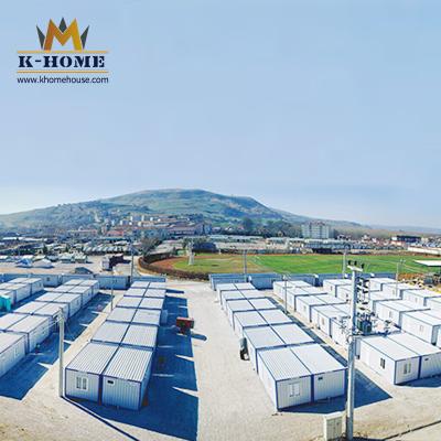 China Prefabricated Modular Container Portable Accommodation for Temporary Construction Site 20ft for sale