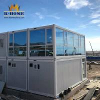 China Fast Assembly Prefabricated Construction Site Container Office 20ft Steel Structure for sale