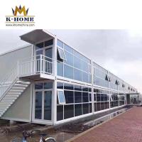 China Fast Assembly Prefabricated Construction Site Container Office 20ft Steel Structure for sale