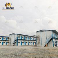 China Temporary Movable Sandwich Panel House for Camp with 5600 kg/cm2 Tensile Strength for sale