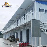 China Modular Prefabricated Steel Construction Site Dormitory 40ft for sale