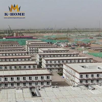 China Prefabricated Low Cost Fast Assembled Sandwich Panel House For Disaster Area for sale